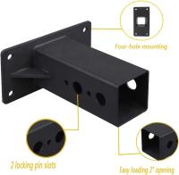 China Upgrade Your Garage with Plant Fiber Type Hitch Wall Mount Adapter Bike Cargo Rack for sale