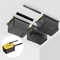 China Upgrade Your Garage Storage Solution with Ceiling Tote Slide Black Powder Coating for sale