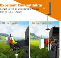 China Griddle Caddy for Blackstone Griddle Accessories With Paper Towel Holder & Knife Rack for Blackstone Accessories Griddle 28