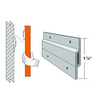 China Sturdy 2'' Interlocking French Cleats Stamping Process for Hanging Mirrors and Panels for sale