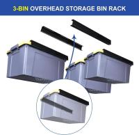 China Efficiently Organize Your Garage with Garage Storage Alloy Steel Overhead Tote Slide for sale