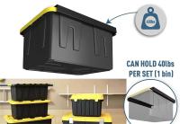 China Efficiently Organize Your Garage with Garage Storage Alloy Steel Overhead Tote Slide for sale