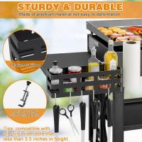 China Griddle Caddy for Blackstone 28/36/22/17 inch Universal BBQ Grill Caddy for Outdoor Grill with Paper Towel Holder & 9