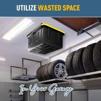China Metal Materials and Customizable Design Tote Storage Rails and Ceiling Rack System for sale