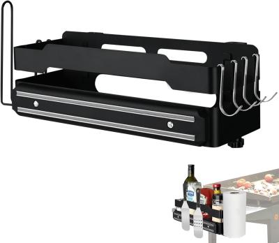 China Griddle Caddy with Magnetic Tool Holder BBQ Accessories Storage Box with Paper Towel Holder for 28