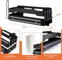 China Griddle Caddy with Magnetic Tool Holder BBQ Accessories Storage Box with Paper Towel Holder for 28