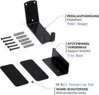 China Wall Mounted Indoors and Outdoors Bike Storage Brackets with Single-side Structure for sale
