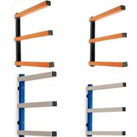 China 6-Level Wall Mount Wood Organizer and Lumber Storage Rack with Functional Design for sale