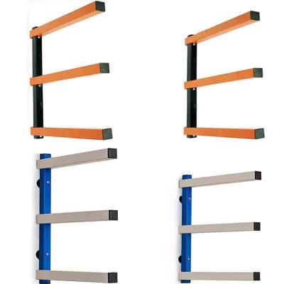 China 6-Level Wall Mount Wood Organizer and Lumber Storage Rack with Functional Design for sale