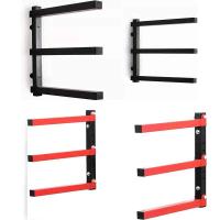 China 6-Level Wall Mount Wood Organizer and Lumber Storage Rack with Functional Design for sale