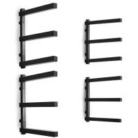 China 6-Level Wall Mount Wood Organizer and Lumber Storage Rack with Functional Design for sale