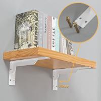 China Heavy Duty Countertop Support Brackets 8-18 inch Standard 330 lb Load Iron Shelf Brackets for sale