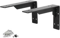 China Heavy Duty Countertop Support Brackets 8-18 inch Standard 330 lb Load Iron Shelf Brackets for sale