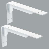 China Heavy Duty Countertop Support Brackets 8-18 inch Standard 330 lb Load Iron Shelf Brackets for sale