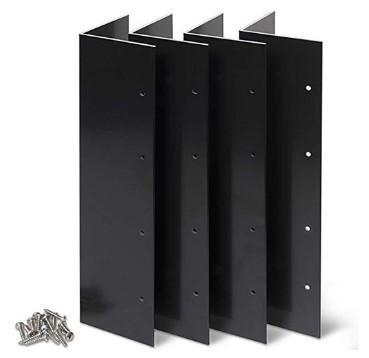 China Timber Railway Sleeper Driveway Path Straight Edge Bracket Durable Metal Construction for sale