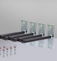 China Bathroom Wall Mount Metal Tyre Holder Tyre Rack Wall Bracket with Sample Option for sale