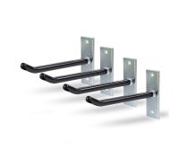 China Easy-to-install Rim Holder Wall Mount Wall Bracket Tyre for Car Tyres Storage Set of 4 for sale
