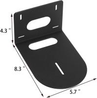 China Floating Shelf PTZ Camera Wall Mounting Metal Bracket with Small Universal Design for sale