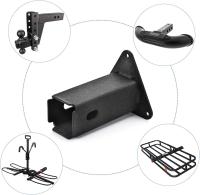 China Carbon Steel Hitch Wall Mount Versatile Storage Device for Bike and Cargo Hitch Rack for sale