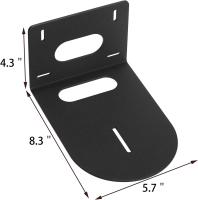 China Floating Shelf PTZ Camera Wall Mounting Metal Bracket with Small Universal Design for sale