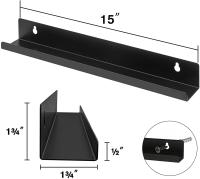 China Metal Vinyl Record Shelf Wall Mount Decor Standard Design for Music Records Collector for sale