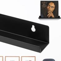 China Metal Vinyl Record Shelf Wall Mount Decor Standard Design for Music Records Collector for sale