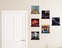 China Metal Vinyl Record Shelf Wall Mount Decor Standard Design for Music Records Collector for sale