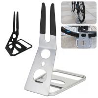 China Living Room Iron Bike Rear Wheel Holder Stand Base for 26-29 inch Mountain Road Bikes for sale
