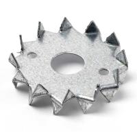 China 1mm Metal Single Double Sided Circle Timber Connectors Tooth Plate for Construction for sale