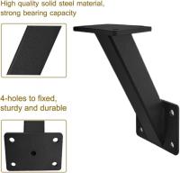 China Wall Mounted Stair Support for Wood Railings 12.5 x 3.8 x 5.5cm Sturdy Handrail Bracket for sale