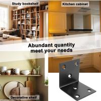 China DIY L Shelf Brackets Fireplace Mantel Brackets Heavy Duty Black Large Corner Bracket for sale