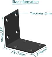 China DIY L Shelf Brackets Fireplace Mantel Brackets Heavy Duty Black Large Corner Bracket for sale