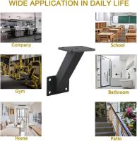 China Wall Mounted Stair Support for Wood Railings 12.5 x 3.8 x 5.5cm Sturdy Handrail Bracket for sale