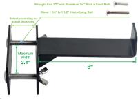 China Outside Mount Steel Deck Mount Planter Box Holder for Nonstandard Window Box Brackets for sale