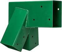 China Playhouse Square Beam Swing Corner Bracket Metal Swing Post Bracket Powder Coated for sale