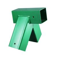 China Playhouse Square Beam Swing Corner Bracket Metal Swing Post Bracket Powder Coated for sale