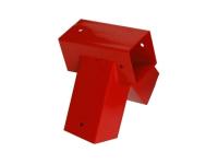 China Playhouse Square Beam Swing Corner Bracket Metal Swing Post Bracket Powder Coated for sale