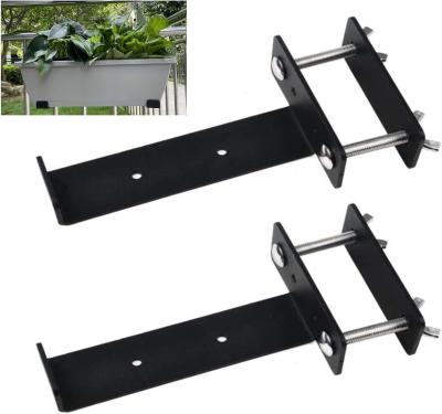 China Universal Deck Mount Planter Box Brackets 6-12 Inches Adjustable for Outdoor Hanging for sale