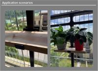 China Universal Deck Mount Planter Box Brackets 6-12 Inches Adjustable for Outdoor Hanging for sale