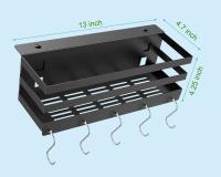 China Organize Your Countertop Setup with this Powder Coated Griddle Accessories Caddy for sale