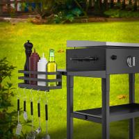 China Organize Your Countertop Setup with this Powder Coated Griddle Accessories Caddy for sale