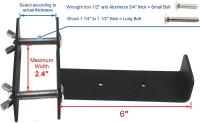 China Heavy Duty Window Flower Box Brackets with Durable Iron Planter Mounting Bracket for sale