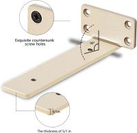 China Heavy Duty 1/5 Inch Thick L Bracket For Shelves Shelf Bracket Hardware for sale
