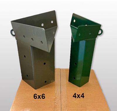 China High Strength Steel Deer Blind Tower Stand Brackets 4X4 for Custom Tree House in Black for sale