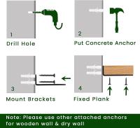 China Heavy Duty 1/5 Inch Thick L Bracket For Shelves Shelf Bracket Hardware for sale