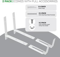 China Offered Adjustable Wall Mount Flower Box Holder for Planter Box Depth 6 to 12 Inches for sale