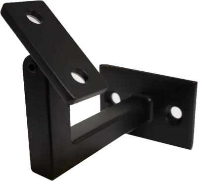 China Adjustable Square Stair Handle Bracket Support with ISO9001 Rohs CE and Powder Coating for sale