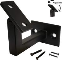 China Adjustable Square Stair Handle Bracket Support with ISO9001 Rohs CE and Powder Coating for sale