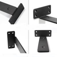 China DIY Floating Shelf Wall Mount Bracket for 1/5 inch Thick Heavy Duty Functionality for sale