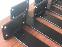 China DIY Floating Shelf Wall Mount Bracket for 1/5 inch Thick Heavy Duty Functionality for sale